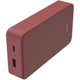 Hama Colour 20 Powerbank 20.000 mAh rot