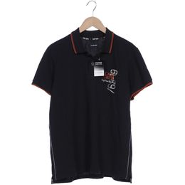 CAMP DAVID Herren Poloshirt, marineblau, Gr. 54