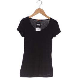 BOSS Orange Damen T-Shirt, schwarz, Gr. 34