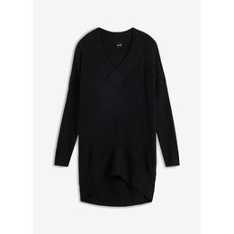 bonprix Gerippter Oversize-Pullover