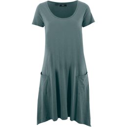 bonprix Kurzes Baumwoll-Shirtkleid aus Flammgarn