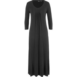 bonprix Viskose-Maxikleid in leichter A-Linie, 3/4 Arm