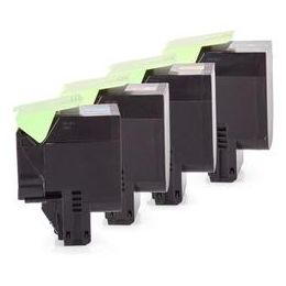 Alternativ zu Lexmark 80C2S0 Toner Sparset CMYK