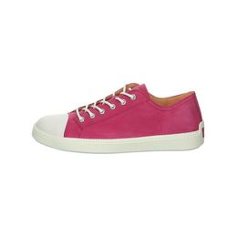 Think! Leder-Sneakers "Turna" in Fuchsia - 39