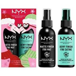 Nyx Cosmetics NYX Professional Makeup Gesichts Make-up Foundation Geschenkset Matte Finish Fini Mat 60 ml + Dewy Finish Fini Satine 60 ml