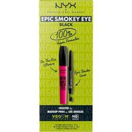 Nyx Cosmetics NYX Professional Makeup Augen Make-up Augenbrauen Geschenkset On the Rise Volume Liftscara Mascara Black 10 ml + Fill & Fluff Eyebrow Pomade Pencil Black 0,2 g
