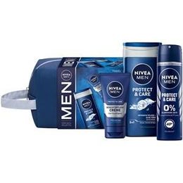 Nivea Männerpflege Körperpflege Geschenkset Shower Gel 250 ml + Deo Spray 150 ml + Cream 75 ml