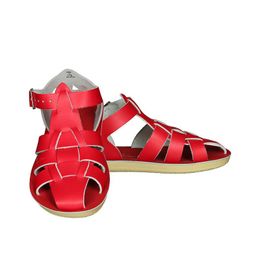 Salt-Water Sandals - Sandalen SHARK mit Zehenschutz in rot, Gr.29