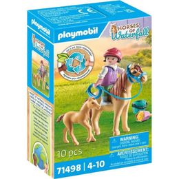 PLAYMOBIL 71498 Kind mit Pony und Fohlen