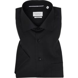 Eterna Businesshemd, Modern Fit, Kurzarm, Kent-Kragen, für Herren, schwarz, 42