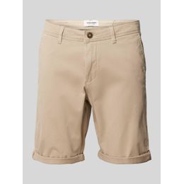 Jack & Jones Regular Fit Bermudas in unifarbenem Design Modell 'BOWIE'