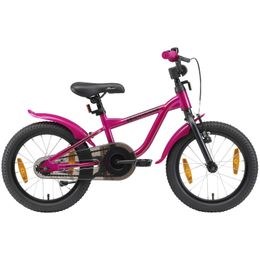 Kinderfahrrad LÖWENRAD Fahrräder Gr. 23 cm, 16 Zoll (40,64 cm), lila Kinder Kinderfahrräder