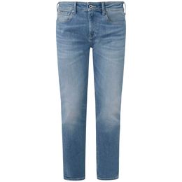 Slim-fit-Jeans Pepe Jeans "SLIM JEANS" Gr. 33, Länge 32, blau (light used powerfle) Herren Jeans Slim Fit