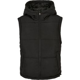 Urban Classics Jerseyweste Urban Classics Damen Ladies Recycled Twill Puffer Vest (1-tlg), schwarz