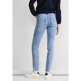 Street One Slim-fit-Jeans High Waist, blau