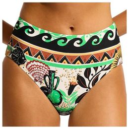 Seafolly - Women's Atlantis High Waisted Pant - Bikini-Bottom Gr 42 bunt