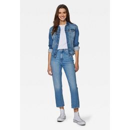 Mavi Straight-Jeans NEW YORK gerde Form, blau