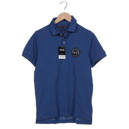 Tommy Hilfiger Herren Poloshirt, blau, Gr. 48