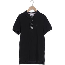 Tommy Jeans Herren Poloshirt, schwarz, Gr. 46