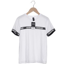 Adidas Herren T-Shirt, weiß, Gr. 152