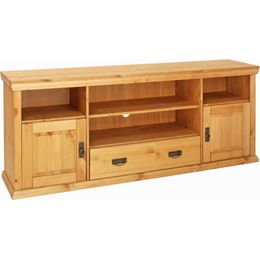 TV-Board Home Affaire "Konrad" Sideboards Gr. B/H/T: 169 cm x 67 cm x 37 cm, 1, beige (natur, geölt) TV-Lowboards