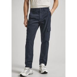 Cargohose Pepe Jeans "Pepe Hose SLIM CARGO" Gr. 36, N-Gr, blau (dulwich blue) Herren Hosen Cargohosen