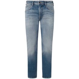 Tapered-fit-Jeans Pepe Jeans "TAPERED JEANS" Gr. 33, Länge 34, blau (medium used rg6) Herren Jeans Tapered-Jeans