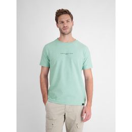 Lerros T-Shirt &raquo;L&auml;ssiges Rundhals-T-Shirt&laquo; COASTAL SEA BLUE XXL XXL Melierte Optik