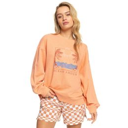 Roxy Sweatshirt &raquo;Take Your Place&laquo; Papaya Punch XL XL Stoff: Melierter Terry-Stoff aus...