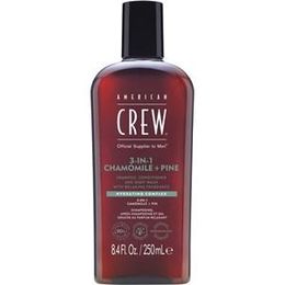 American Crew Haarpflege Hair & Body 3-in-1 Chamomile + Pine Shampoo, Conditioner and Body Wash