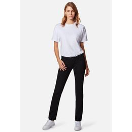 Mavi Straight-Jeans OLIVIA Gerader Fit, schwarz