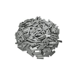 Lego® Spielbausteine Lego® 1x4 Fliesen Silber