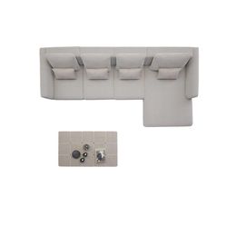 JVmoebel Wohnzimmer-Set Eck Garnitur Luxus Ecksofa L-Form Sofa Couchtisch Modern Einrichtung