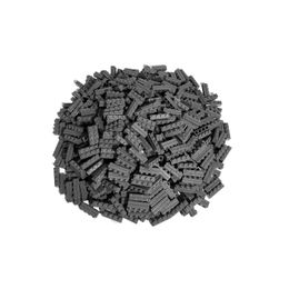 Lego® Spielbausteine Lego® 1x4 Mauersteine Hochsteine Dunkelgrau