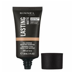 Rimmel London Foundation Lasting Matte Foundation 200 Soft Beige 30ml