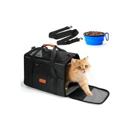 CALIYO Tiertransporttasche Hundetasche Transportbox