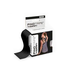 Pino Kinesiologie-Tape Pinotape Therapy Kinesiologie Tape Schwarz 5 cm x 5 m