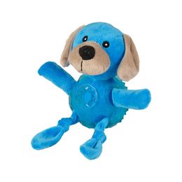 Flamingo Tierkuscheltier Hundespielzeug Fat Bellies mit TPR blau