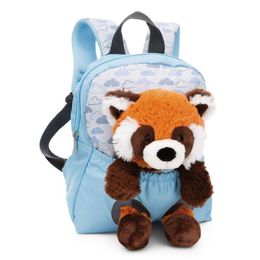 Nici Plüschfigur Nici 49852 Rucksack mit Plüschtier 21x26cm Roter Panda 25cm