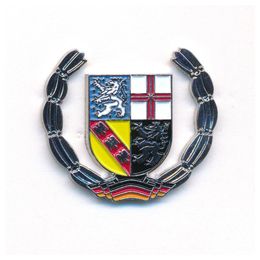 hegibaer Pins Saarland Wappen Saarbrücken Deutschland Pin Anstecker 0925 (1-tlg)
