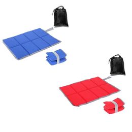 Lubgitsr Sitzkissen 2 Pack Outdoor Sitzkissen Faltbar Sitzunterlage Thermo Sitzkissen