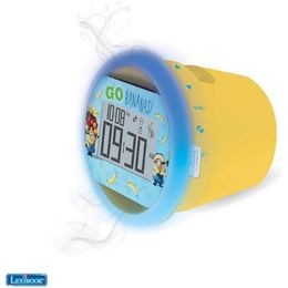 Lexibook® Spieluhr Kinder Nachtlicht Minions Licht Leuchte Lern UHR Nacht Licht Wecker