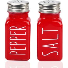 RefinedFlare Esszimmer-Set Roter Salz- und Pfefferstreuer im 2er-Set