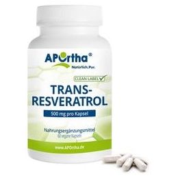 APOrtha® trans-Resveratrol - 500 mg - vegane Kapseln 60 St
