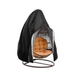 Hiwest Gartenmöbel-Schutzhülle Hängende Schaukel Egg Chair Cover Garten Outdoor Regen