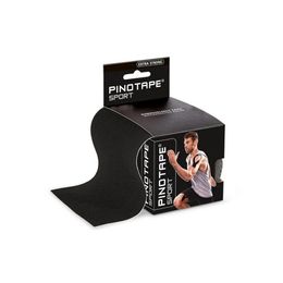 Pino Kinesiologie-Tape Pinotape Sport Kinesiologie Tape Schwarz 10 cm x 5 m