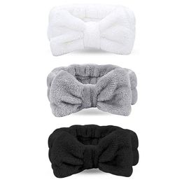 AFAZ New Trading UG Haargummi Bowknot Haarbänder Elastic Stirnband Dusche Kopfwickel