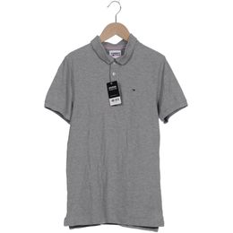 Tommy Jeans Herren Poloshirt, grau, Gr. 46