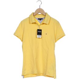 Tommy Hilfiger Damen Poloshirt, gelb, Gr. 38