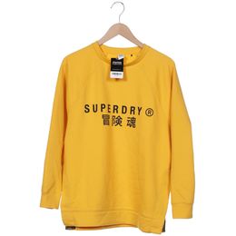 Superdry Damen Sweatshirt, gelb, Gr. 40